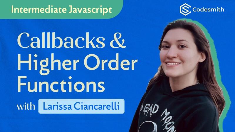 Larissa Ciancarelli on LinkedIn: JavaScript the Hard Parts: Callbacks ... Larissa Ciancarelli on LinkedIn: JavaScript the Hard Parts: Callbacks ...