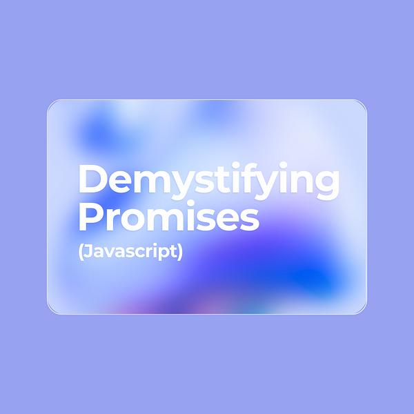 Ben Ragland on LinkedIn: Demystifying Promises (Javascript) Ben Ragland on LinkedIn: Demystifying Promises (Javascript)