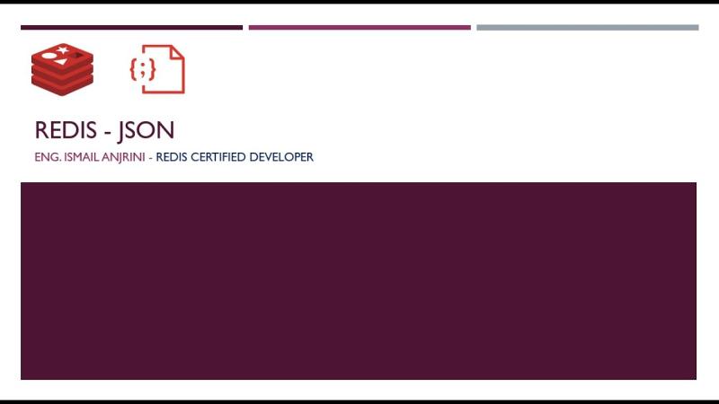 Ismail Anjrini on LinkedIn: Redis JSON - 2 Ismail Anjrini on LinkedIn: Redis JSON - 2