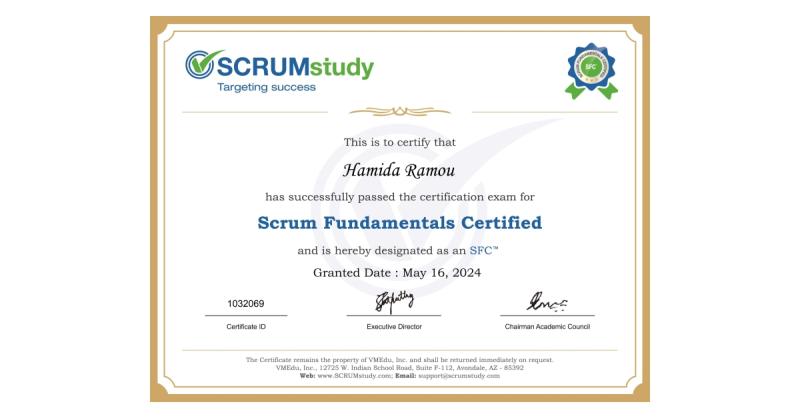Oussama ALLALI, ATP-PMP®instructor (PMP ,ACP, DAVSC, DAC, DASSM,DASM ... Oussama ALLALI, ATP-PMP®instructor (PMP ,ACP, DAVSC, DAC, DASSM,DASM ...