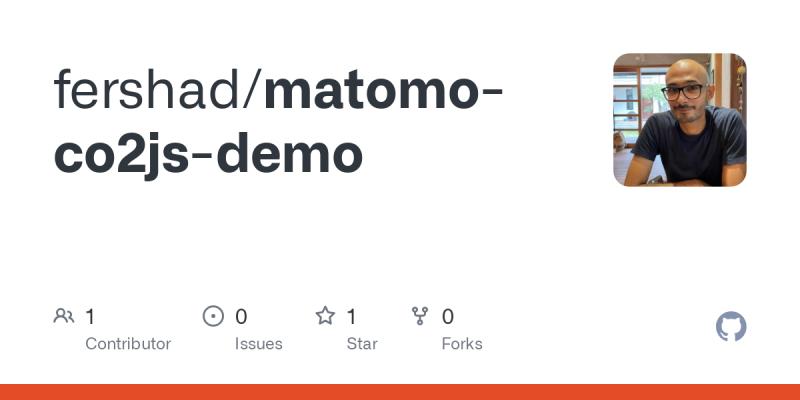 argil data on LinkedIn: GitHub - fershad/matomo-co2js-demo argil data on LinkedIn: GitHub - fershad/matomo-co2js-demo