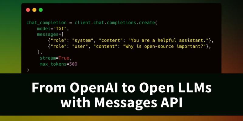 Philipp Schmid on LinkedIn: From OpenAI to Open LLMs with Messages API ... Philipp Schmid on LinkedIn: From OpenAI to Open LLMs with Messages API ...