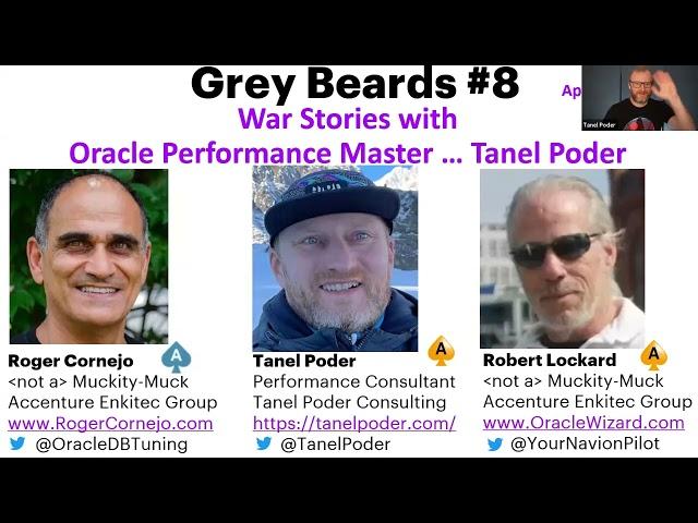 Rob Lockard on LinkedIn: Grey Beards #8 Tanel Poder #oracle #ACED # ... Rob Lockard on LinkedIn: Grey Beards #8 Tanel Poder #oracle #ACED # ...