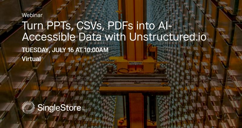 Maria Khalusova on LinkedIn: Turn PPTs, CSVs, PDFs into AI-Accessible ... Maria Khalusova on LinkedIn: Turn PPTs, CSVs, PDFs into AI-Accessible ...