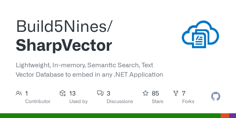 Chris Pietschmann on LinkedIn: GitHub - Build5Nines/SharpVector: Simple ... Chris Pietschmann on LinkedIn: GitHub - Build5Nines/SharpVector: Simple ...