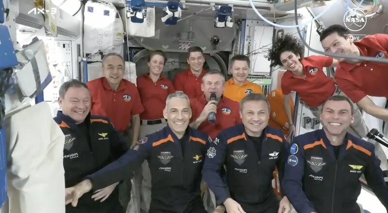 Katie Graves on LinkedIn: Axiom Space Celebrates Arrival of Ax-3 crew ... Katie Graves on LinkedIn: Axiom Space Celebrates Arrival of Ax-3 crew ...