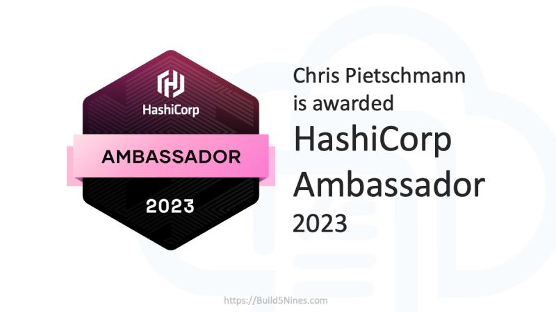 Chris Pietschmann on LinkedIn: Chris Pietschmann Awarded HashiCorp ... Chris Pietschmann on LinkedIn: Chris Pietschmann Awarded HashiCorp ...