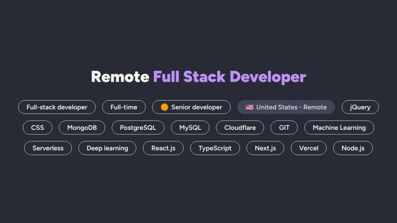RemoteYeah on LinkedIn: Remote Full Stack Developer RemoteYeah on LinkedIn: Remote Full Stack Developer