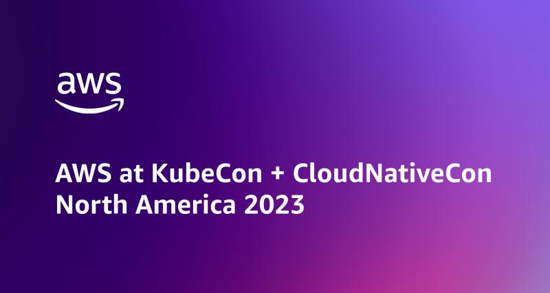 Jamal Arif on LinkedIn: AWS at KubeCon + CloudNativeCon North America 2023 Jamal Arif on LinkedIn: AWS at KubeCon + CloudNativeCon North America 2023