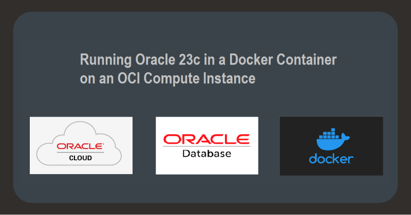Mohamad Subhi Bouchi on LinkedIn: Running Oracle 23c in a docker ... Mohamad Subhi Bouchi on LinkedIn: Running Oracle 23c in a docker ...