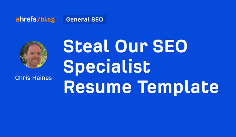 Vikesh Verma on LinkedIn: Steal Our SEO Specialist Resume Template Vikesh Verma on LinkedIn: Steal Our SEO Specialist Resume Template