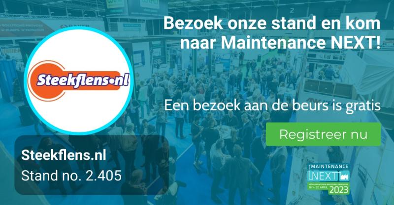 Steekflens on LinkedIn: Bezoek onze stand tijdens Maintenance NEXT ... Steekflens on LinkedIn: Bezoek onze stand tijdens Maintenance NEXT ...