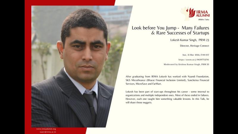 Lokesh Singh on LinkedIn: IRMAn Talks by Lokesh Singh, PRM 23:Look ... Lokesh Singh on LinkedIn: IRMAn Talks by Lokesh Singh, PRM 23:Look ...