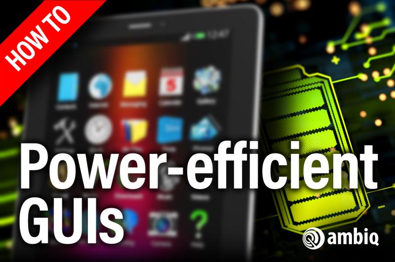 How to build power-efficient GUIs on Ambiq MCUs | ipXchange posted on ... How to build power-efficient GUIs on Ambiq MCUs | ipXchange posted on ...