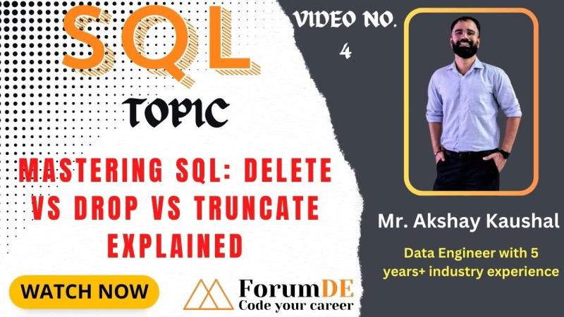 Akshay Kaushal on LinkedIn: Mastering SQL DELETE vs DROP vs TRUNCATE ... Akshay Kaushal on LinkedIn: Mastering SQL DELETE vs DROP vs TRUNCATE ...