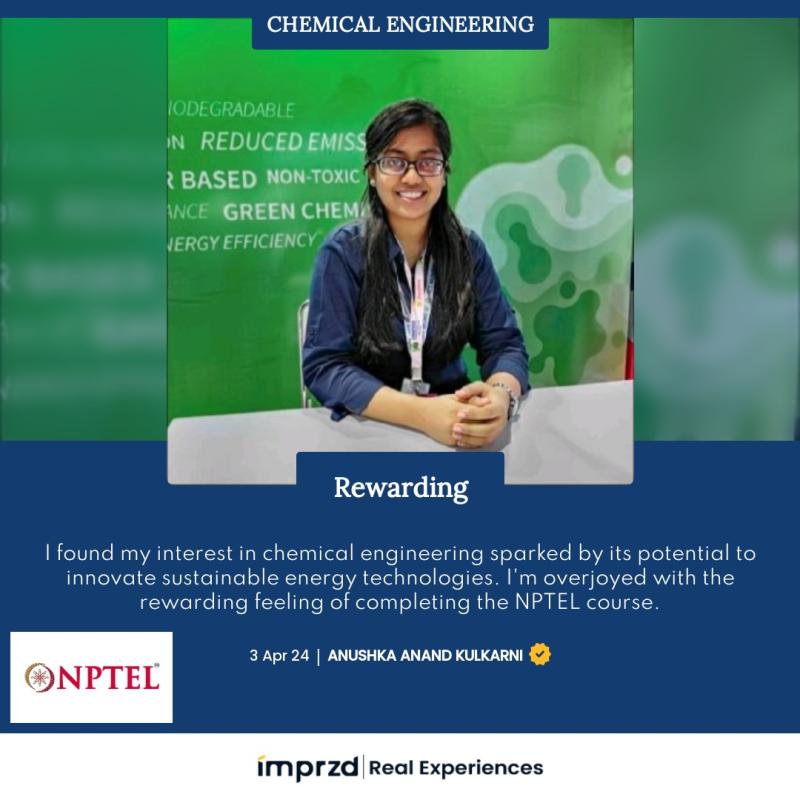 Anushka Kulkarni on LinkedIn: NPTEL Anushka Kulkarni on LinkedIn: NPTEL