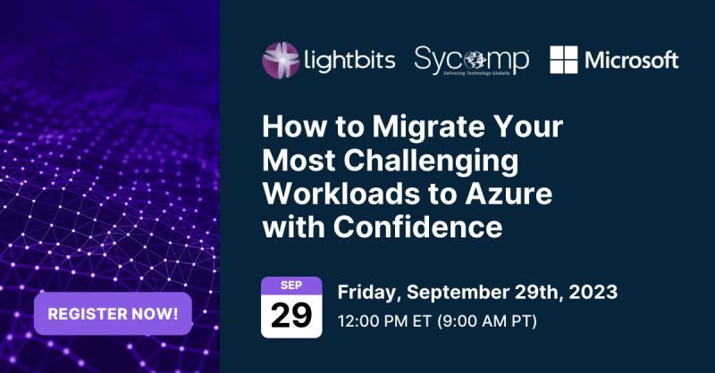 Sycomp on LinkedIn: How to Migrate Your Most Challenging Workloads to ... Sycomp on LinkedIn: How to Migrate Your Most Challenging Workloads to ...