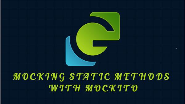 Ashirwada Dayarathne on LinkedIn: Mocking Static Methods With Mockito Ashirwada Dayarathne on LinkedIn: Mocking Static Methods With Mockito