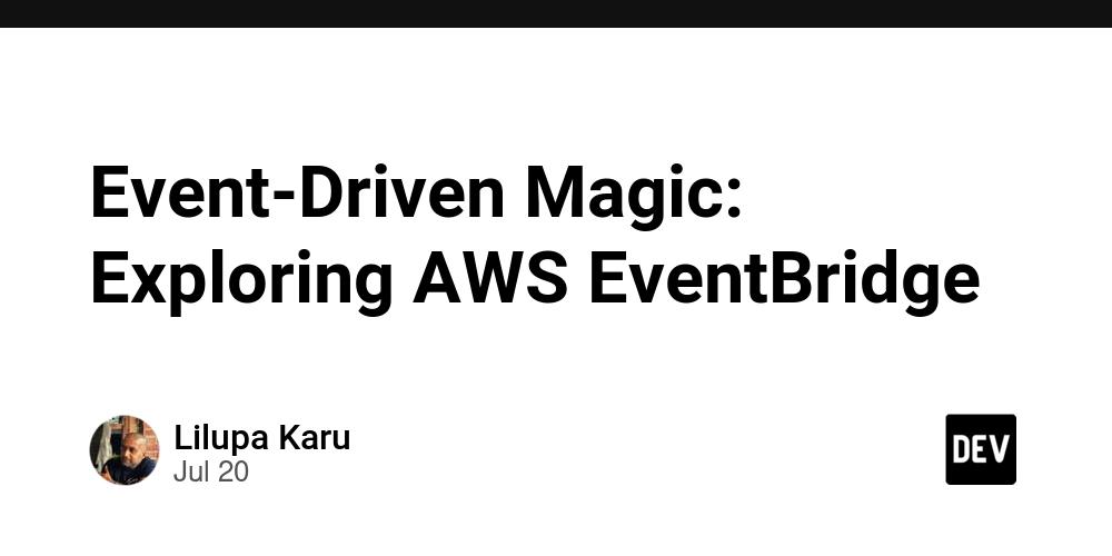 Darryl R. on LinkedIn: Event-Driven Magic: Exploring AWS EventBridge Darryl R. on LinkedIn: Event-Driven Magic: Exploring AWS EventBridge