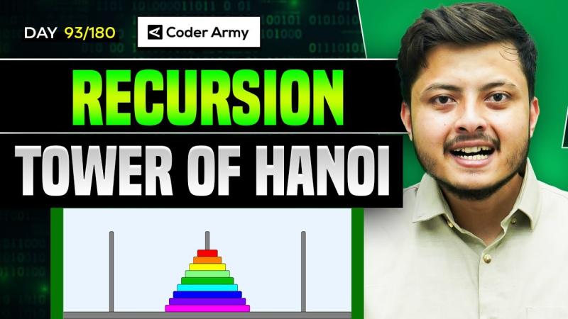 Namo Manikanta Sai on LinkedIn: Lecture 66: Tower of Hanoi || Code part ... Namo Manikanta Sai on LinkedIn: Lecture 66: Tower of Hanoi || Code part ...