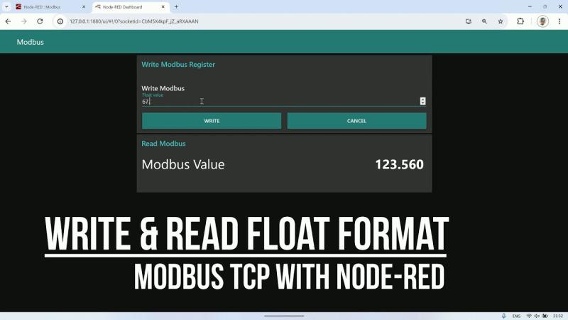 Yaser Ali Husen on LinkedIn: Write and Read Float Value in Modbus ... Yaser Ali Husen on LinkedIn: Write and Read Float Value in Modbus ...