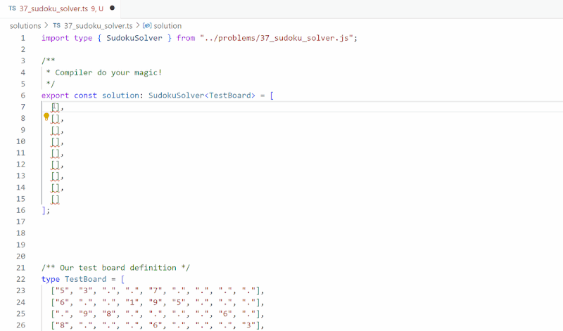 Nathan Northcutt on LinkedIn: TypeScript Compiler Solves Sudoku Nathan Northcutt on LinkedIn: TypeScript Compiler Solves Sudoku