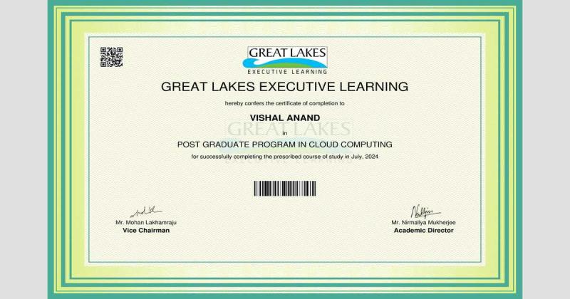 Vishal Anand on LinkedIn: VISHAL ANAND successfully completed PGP-CC ... Vishal Anand on LinkedIn: VISHAL ANAND successfully completed PGP-CC ...
