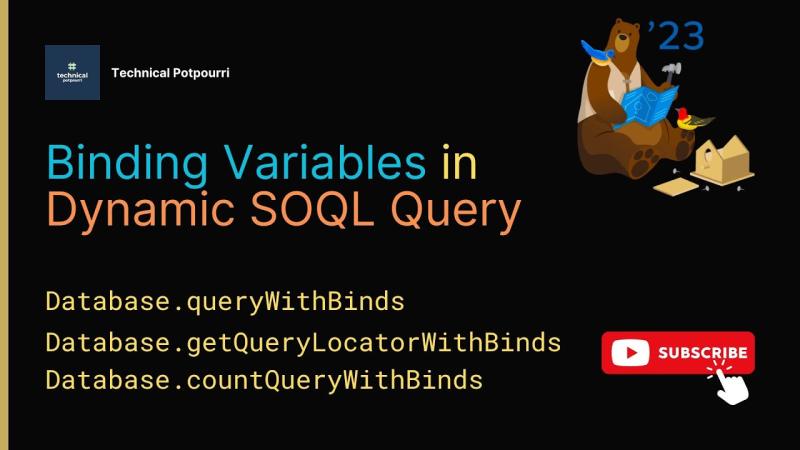 Sudipta Deb ☁ on LinkedIn: Binding Variables in Dynamic SOQL Query in ... Sudipta Deb ☁ on LinkedIn: Binding Variables in Dynamic SOQL Query in ...