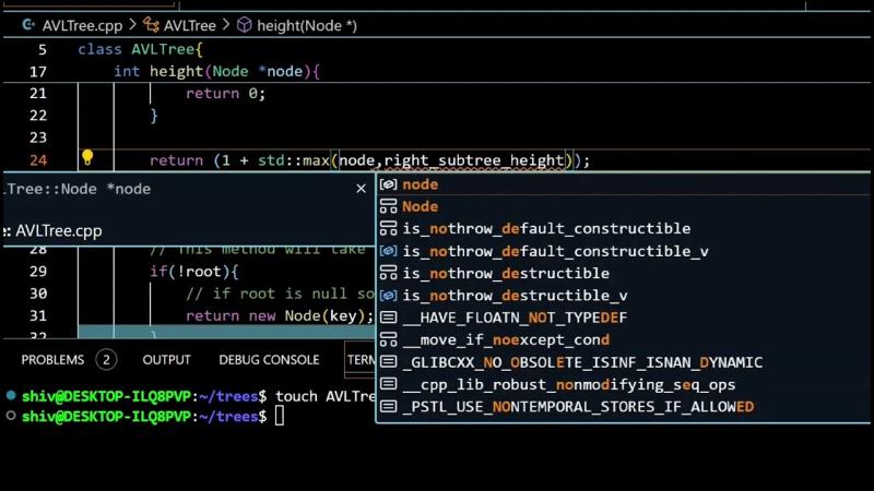Shivam Chaturvedi on LinkedIn: ASMR Coding: Implementing AVL Trees in ... Shivam Chaturvedi on LinkedIn: ASMR Coding: Implementing AVL Trees in ...