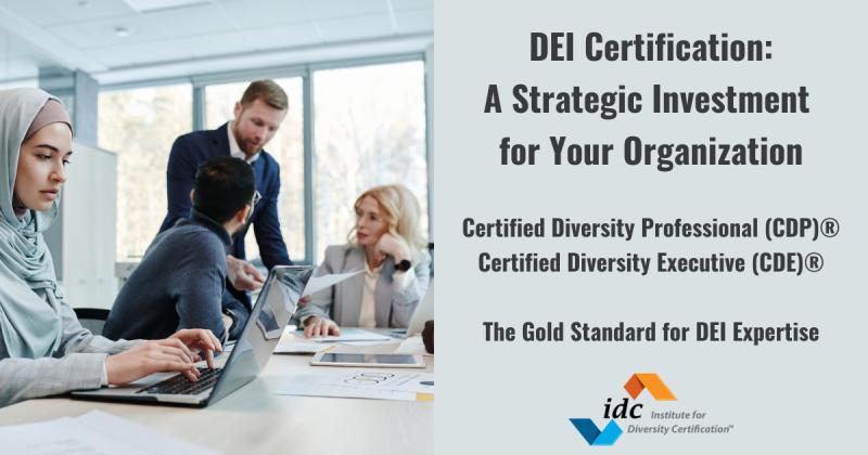 Leah Smiley, CDE®, IDC-EIE® on LinkedIn: DEI Certification | Institute ... Leah Smiley, CDE®, IDC-EIE® on LinkedIn: DEI Certification | Institute ...