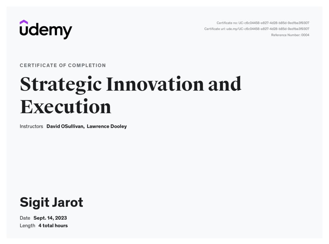Sigit Jarot on LinkedIn: Udemy Course Completion Certificate Sigit Jarot on LinkedIn: Udemy Course Completion Certificate