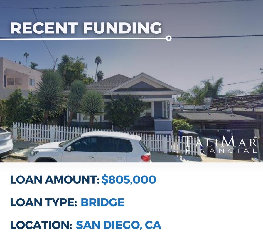 TaliMar Financial on LinkedIn: Bridge loan in San Diego, CA TaliMar Financial on LinkedIn: Bridge loan in San Diego, CA