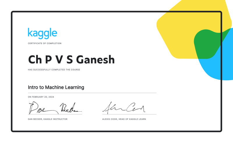 P V Sai Ganesh Chodisetti on LinkedIn: Ch P V S Ganesh completed the ... P V Sai Ganesh Chodisetti on LinkedIn: Ch P V S Ganesh completed the ...
