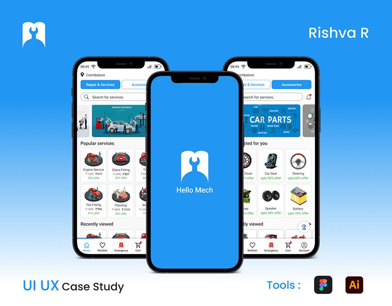 Rishva R on LinkedIn: UIUX Case Study | UIUX Design | Mechanic | Portfolio. Rishva R on LinkedIn: UIUX Case Study | UIUX Design | Mechanic | Portfolio.