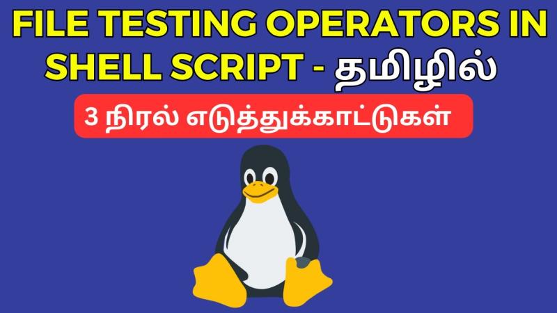 Elango saran on LinkedIn: File Test Operators in Shell Scripting ... Elango saran on LinkedIn: File Test Operators in Shell Scripting ...