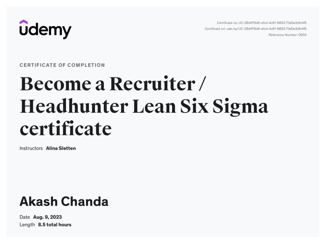 Akash Chanda on LinkedIn: Udemy Course Completion Certificate Akash Chanda on LinkedIn: Udemy Course Completion Certificate