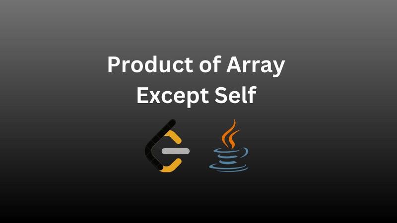 Aswin Barath on LinkedIn: Product of Array Except Self — LeetCode Java ... Aswin Barath on LinkedIn: Product of Array Except Self — LeetCode Java ...