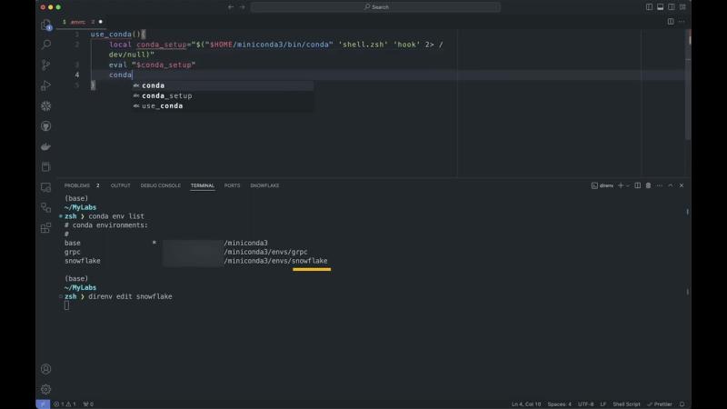 Kamesh Sampath on LinkedIn: Autoload conda environment using direnv Kamesh Sampath on LinkedIn: Autoload conda environment using direnv