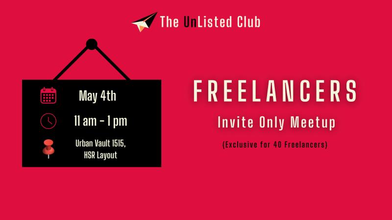 Swasti Shukla on LinkedIn: Freelancers Meetup Swasti Shukla on LinkedIn: Freelancers Meetup