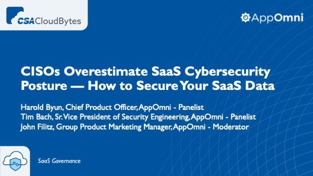 John Filitz on LinkedIn: CISOs Overestimate SaaS Cybersecurity Posture ... John Filitz on LinkedIn: CISOs Overestimate SaaS Cybersecurity Posture ...