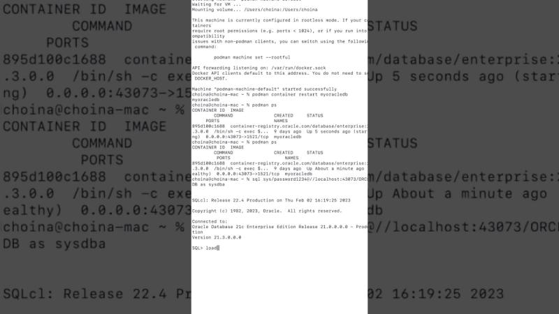 Shahnawaz Pagarkar on LinkedIn: Podman + Oracle Container Registry ... Shahnawaz Pagarkar on LinkedIn: Podman + Oracle Container Registry ...