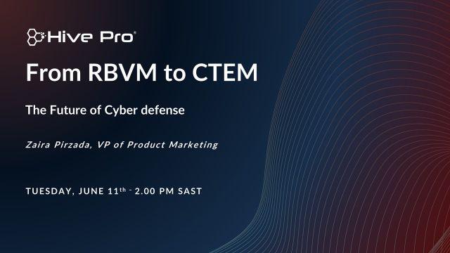 Douw Gerber on LinkedIn: From RBVM to CTEM - the future of cybersecurity Douw Gerber on LinkedIn: From RBVM to CTEM - the future of cybersecurity