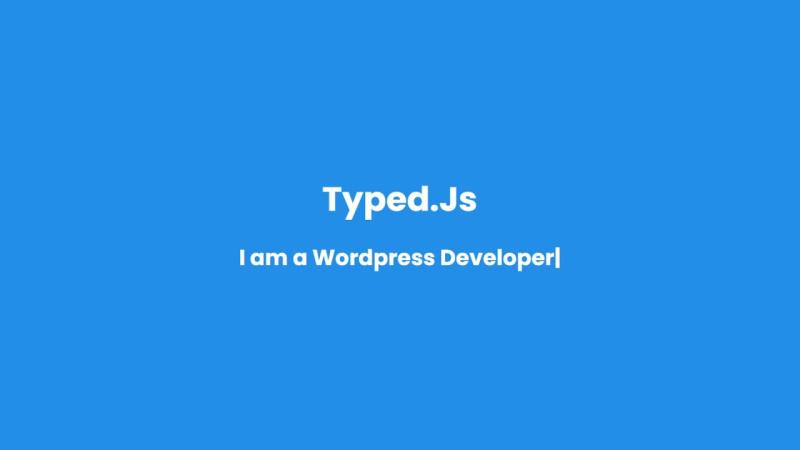 Md Rasel Hossain on LinkedIn: jQuery Typed Js Plugin use with HTML CSS ... Md Rasel Hossain on LinkedIn: jQuery Typed Js Plugin use with HTML CSS ...