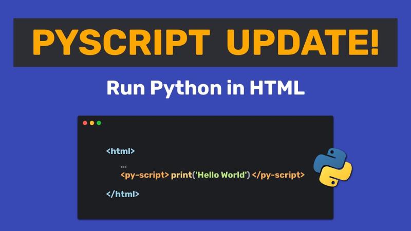 Ruben Oliveira on LinkedIn: PyScript is officially here!🚀 Build web ... Ruben Oliveira on LinkedIn: PyScript is officially here!🚀 Build web ...