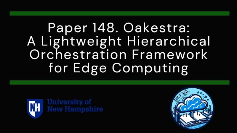 Anirudh Rowjee on LinkedIn: Paper #148. Oakestra: A Lightweight ... Anirudh Rowjee on LinkedIn: Paper #148. Oakestra: A Lightweight ...