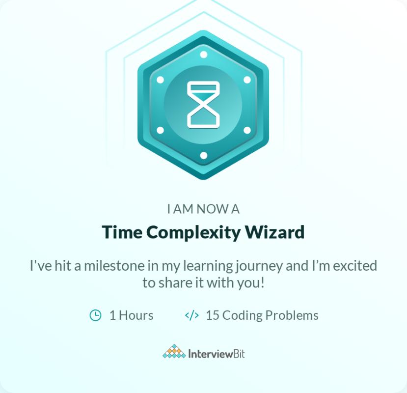 Venkat Yuva on LinkedIn: Time Complexity Wizard Venkat Yuva on LinkedIn: Time Complexity Wizard