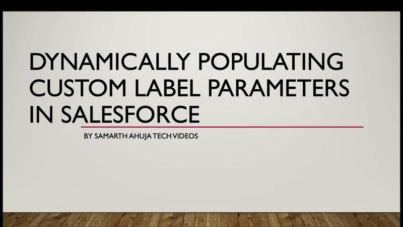Samarth Ahuja on LinkedIn: Dynamically populating custom label ... Samarth Ahuja on LinkedIn: Dynamically populating custom label ...