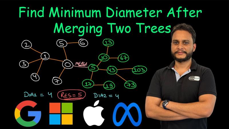 Techdose on LinkedIn: Find Minimum Diameter After Merging Two Trees Techdose on LinkedIn: Find Minimum Diameter After Merging Two Trees