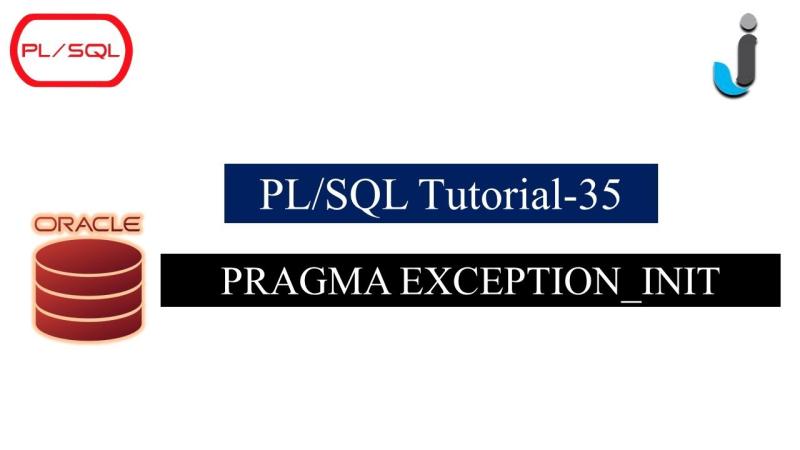 Javainhand Tutorial on LinkedIn: Oracle PLSQL Tutorial 35- PRAGMA ... Javainhand Tutorial on LinkedIn: Oracle PLSQL Tutorial 35- PRAGMA ...
