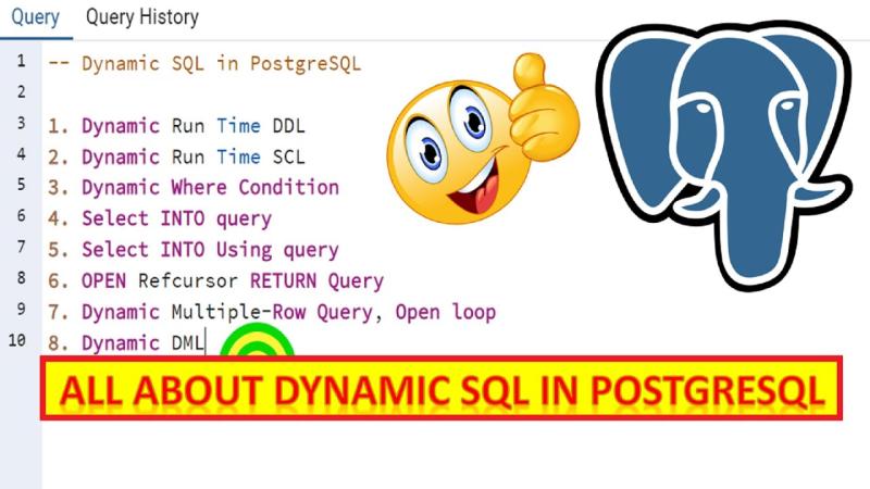 Akram Sohail on LinkedIn: Dynamic SQL In PostgreSQL || Use Cases And ... Akram Sohail on LinkedIn: Dynamic SQL In PostgreSQL || Use Cases And ...